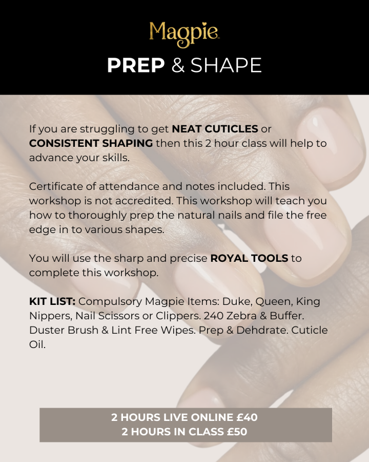 Prep & Shape Workshop – Nicolette's Nails